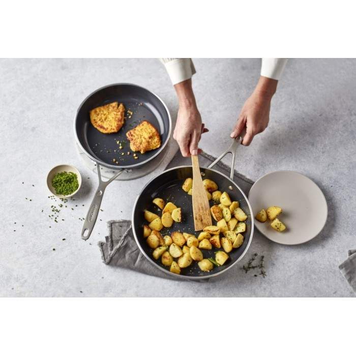 Set 2 Poêles Demeyere Alu Industry 3 Ceraforce 24+28 cm SET 68608