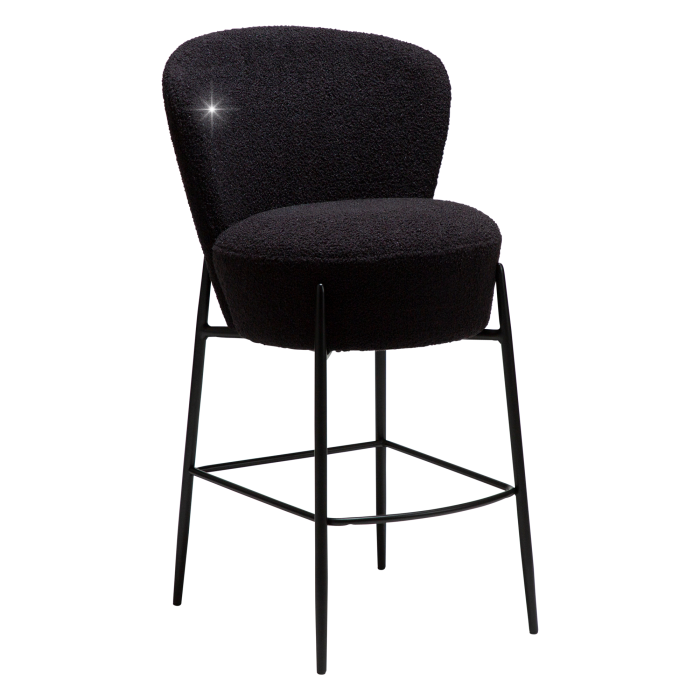 Tabouret de cuisine Danform Orbit 300207118 Obsidien Black